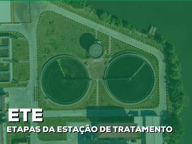 Etapas da Estação de Tratamento / ETE - ETE/ETA - EMAS Jr. Consultoria