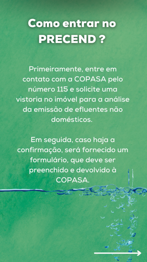 PRECEND da COPASA: Entenda suas duas etapas principais - EMAS Jr. Consultoria